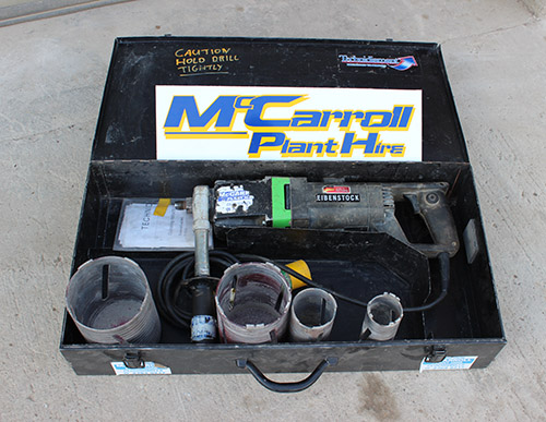 Core Drill - McCarroll Plant Hire, Cloughmills