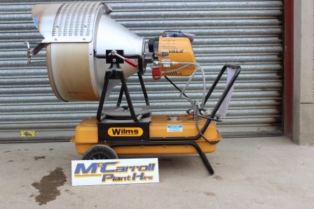 Wilms Sunspot Heater (Paraffin/Diesel) - McCarroll Plant Hire, Cloughmills