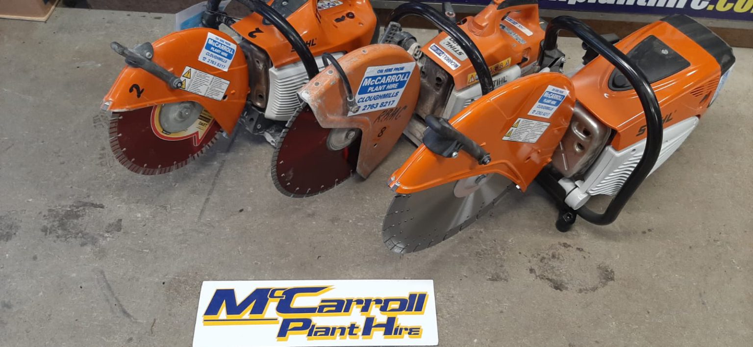12'' 14" And 16" Concrete Saw Including Diamond Tipped Disc - McCarroll ...